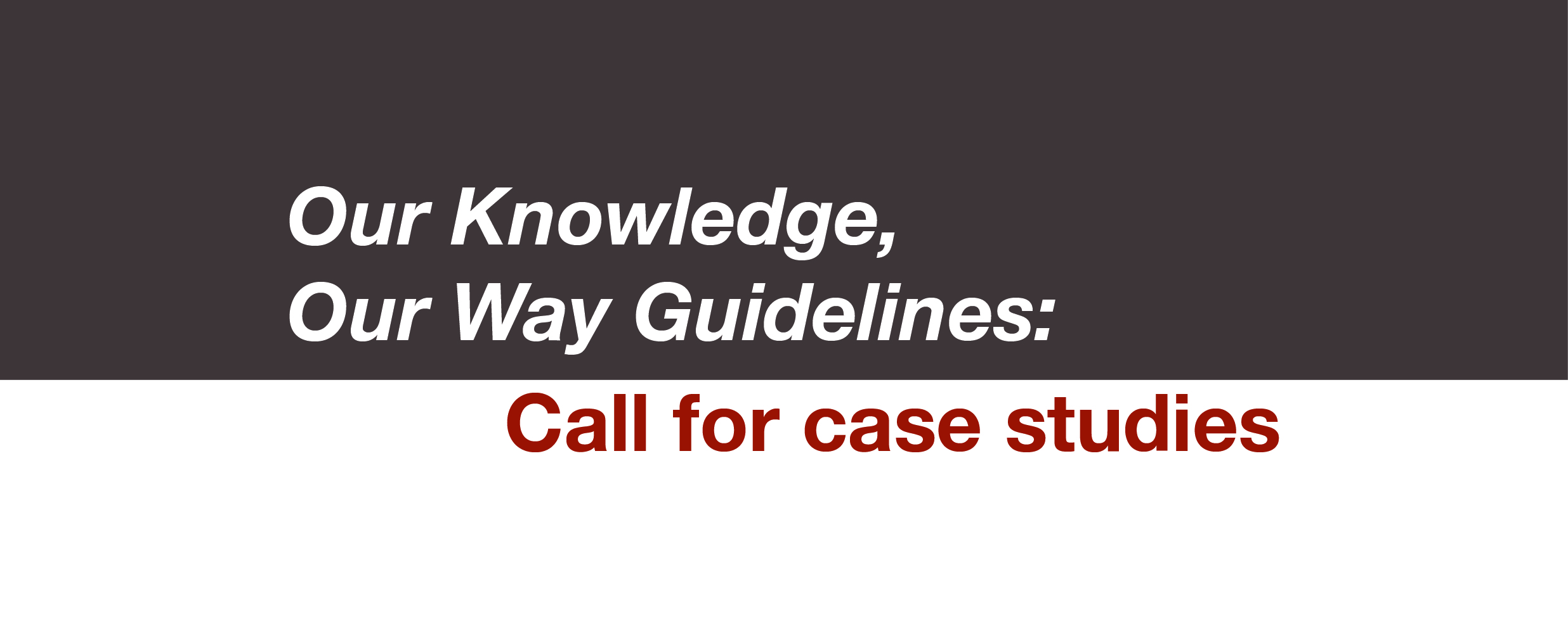 Call for case studies - NESP Resilient Landscapes Hub