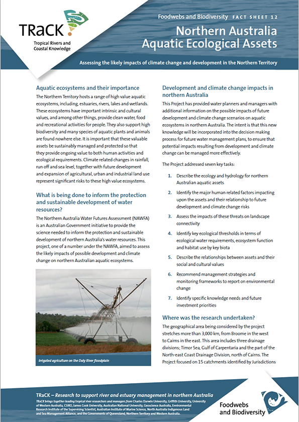 Northern Australia Aquatic Ecological Assets - Northern Territory ...