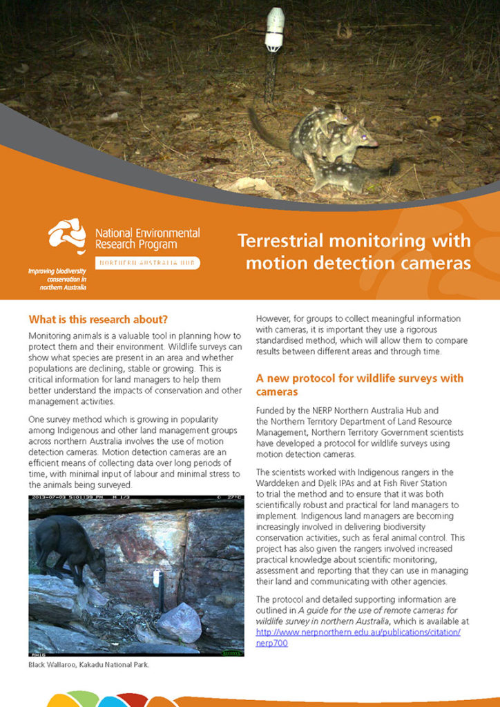 Terrestrial biodiversity monitoring - NESP Resilient Landscapes Hub