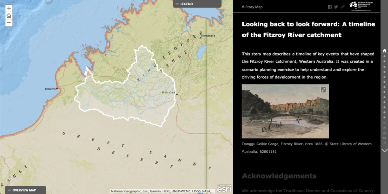 Looking back to look forward (Fitzroy River catchment timeline Story ...