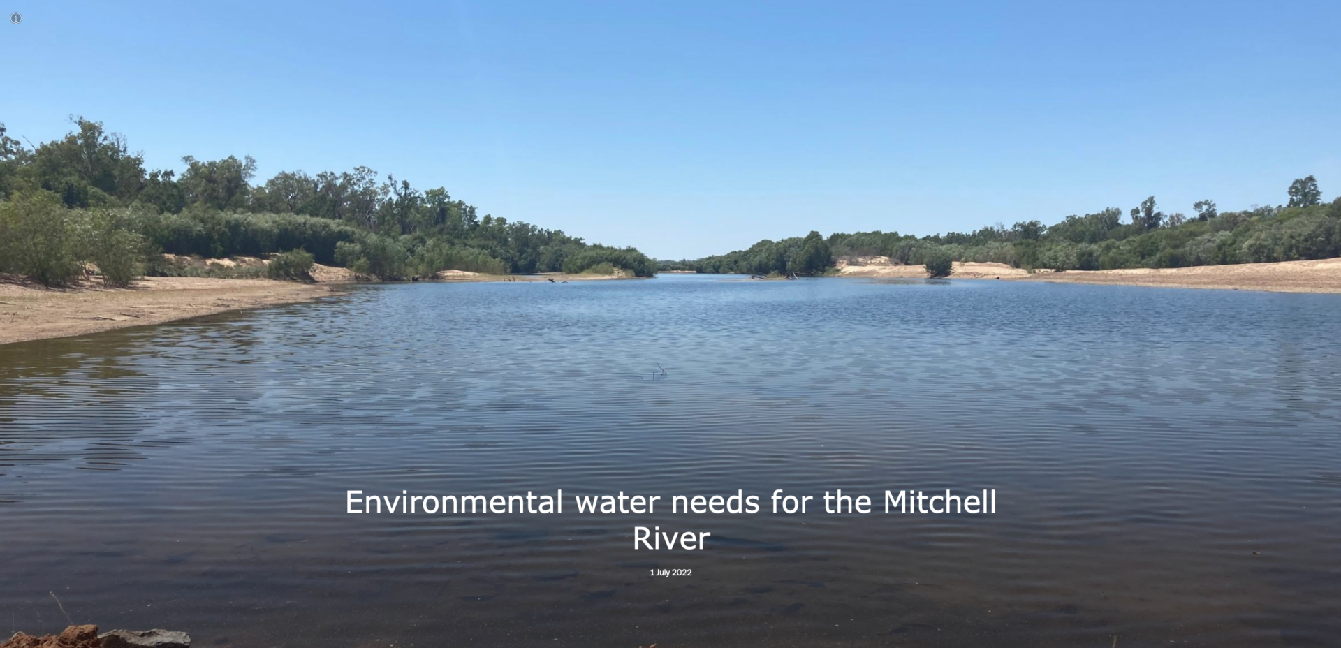 Mitchell River story map - NESP Resilient Landscapes Hub