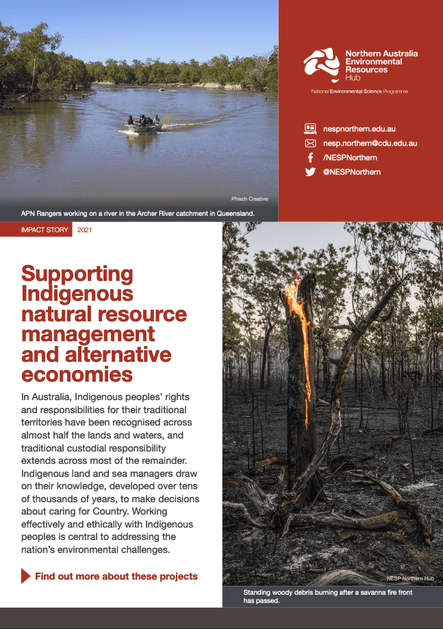 Multiple benefits of Indigenous land and sea management programs