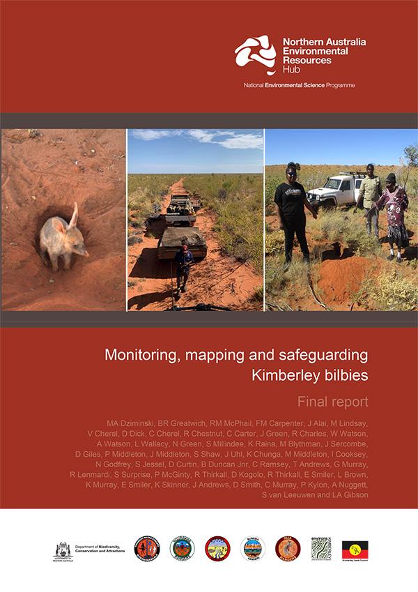 Monitoring, mapping and safeguarding Kimberley bilbies