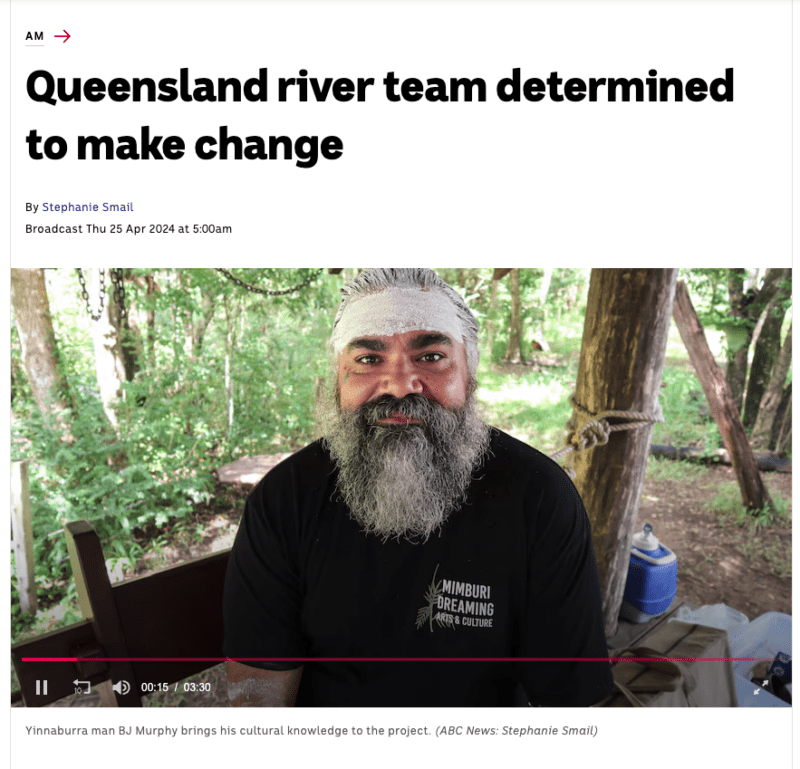 Moonaboola on the ABC: 'Mary River's rare, endangered species numbers ...