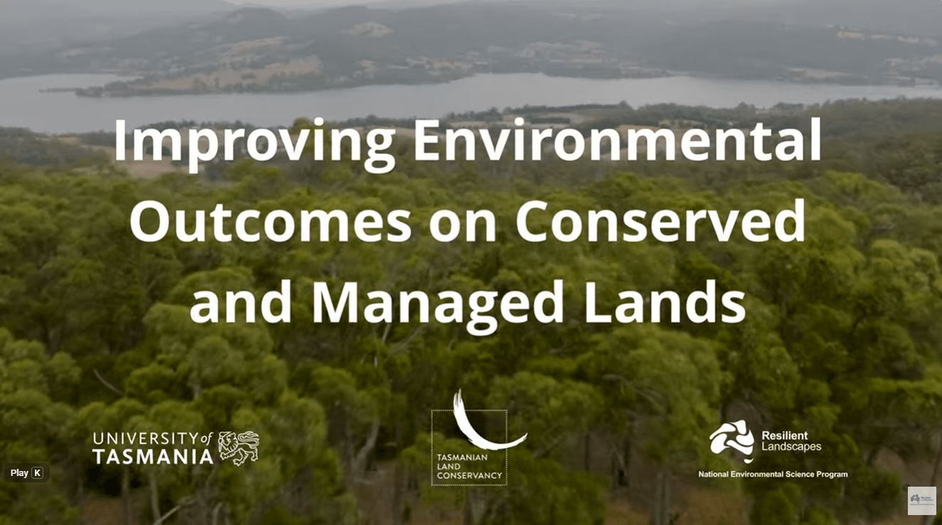 Improving environmental outcomes on conserved and managed lands (video ...